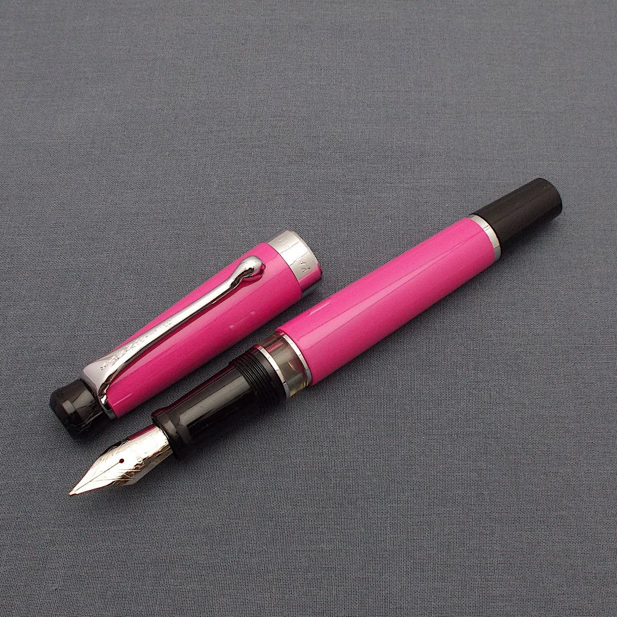 Kanwrite Heritage Fountain Pen - Pink/Black | kiwipens – Kiwipens