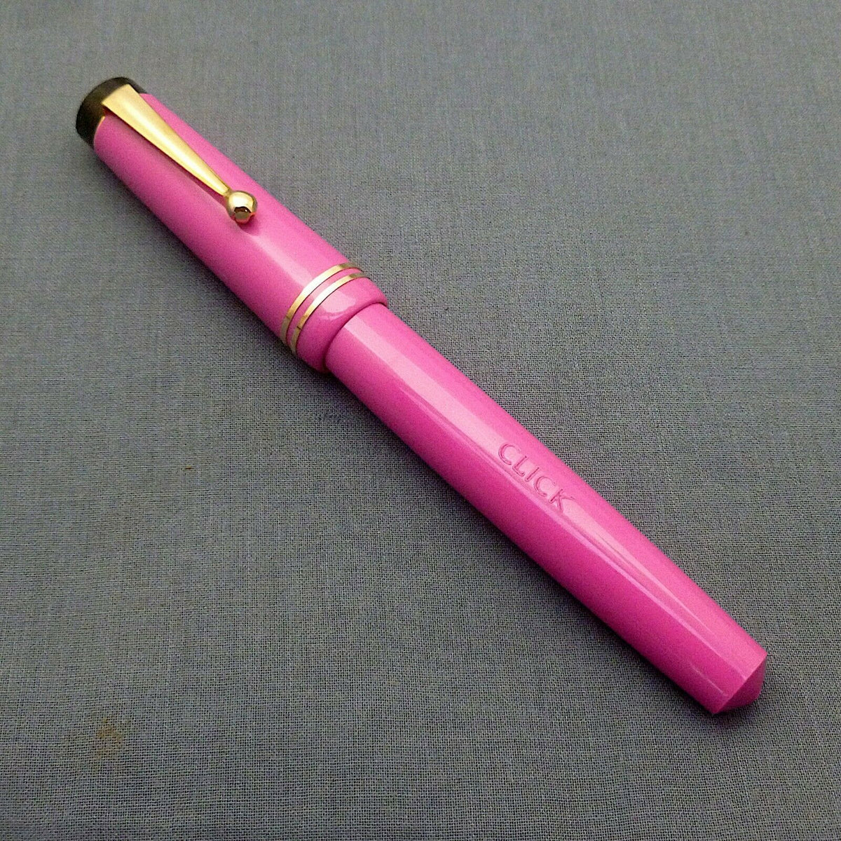 Click Aristocrat Pink Fountain Pen with 3-in-1 Filling | kiwipens ...