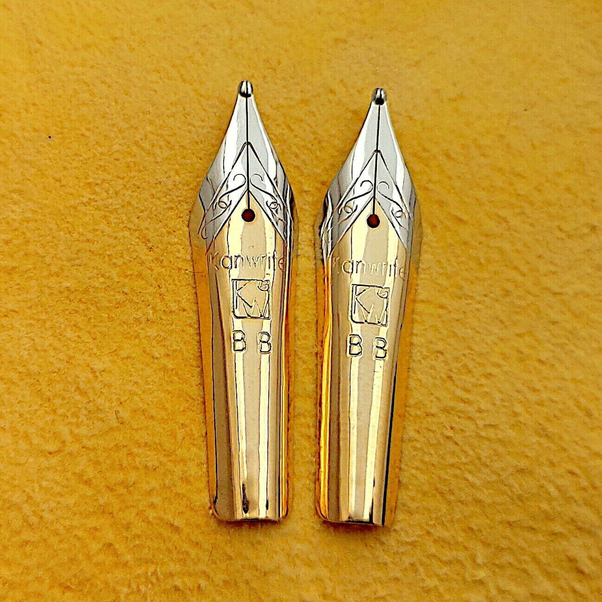 Set of 2 Kanwrite No.6 35mm Double Broad Fountain Pen Nibs | kiwipens ...